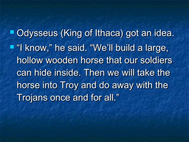 Trojan war power point | PPT | Death, Injury, or Military Conflict ...