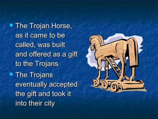 Trojan war power point | PPT | Death, Injury, or Military Conflict ...