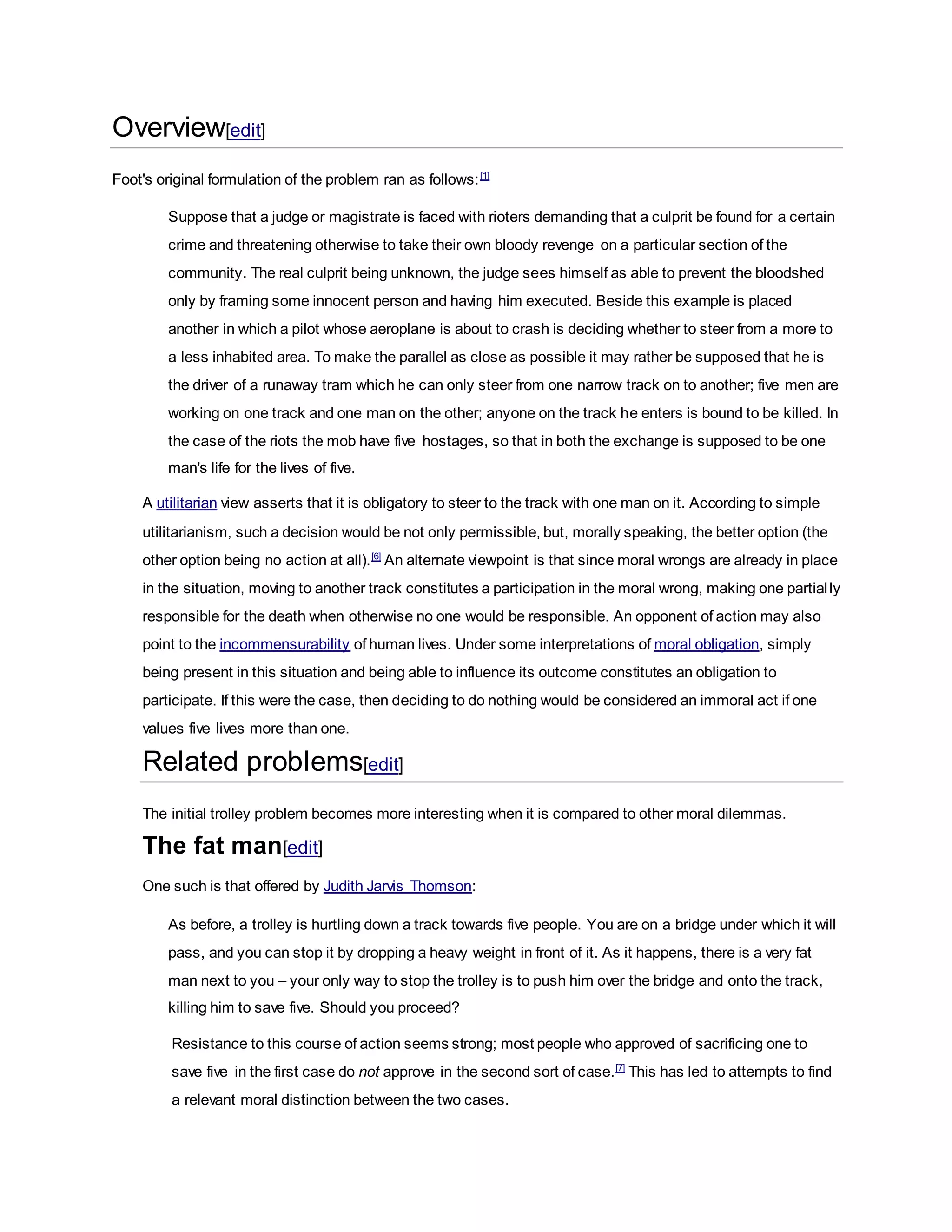 Trolley problem | PDF