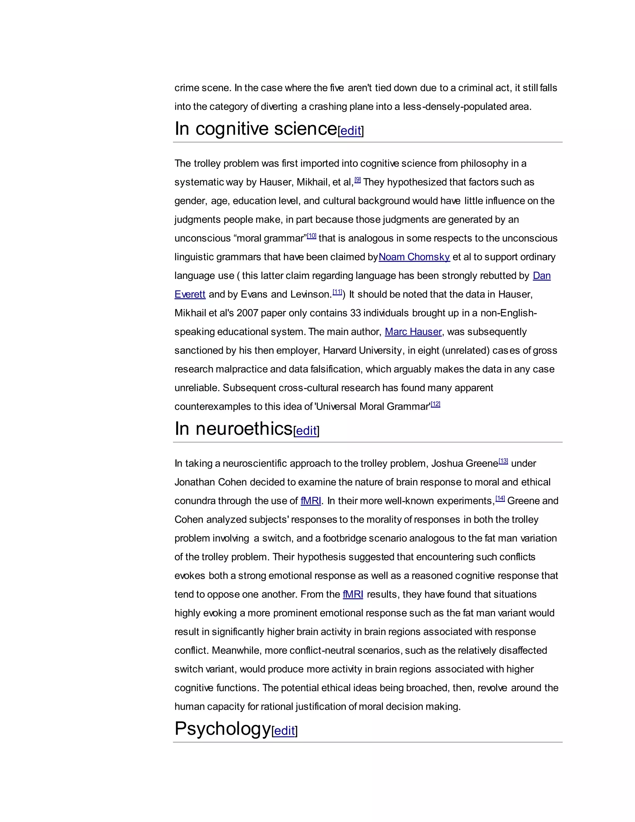 Trolley problem | PDF