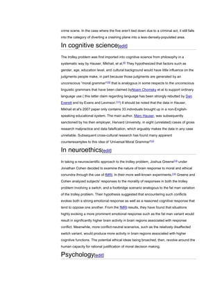 Trolley problem | DOCX