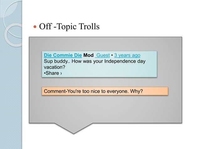 Trolls on social media seminar ppt | PPTX | Social Networking | Internet