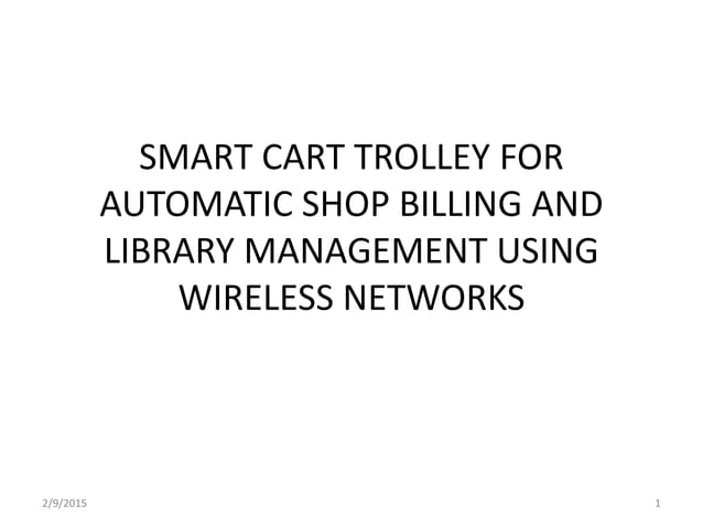 Trolly ppt | PPTX | Computing | Technology & Computing