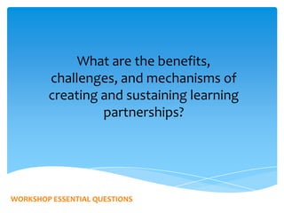 Giant Venn Diagram: New Approaches to Educational Partnerships | PPTX