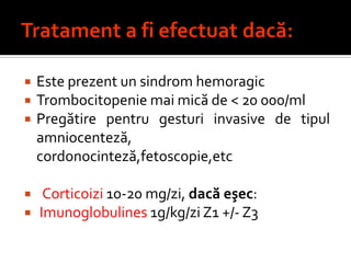 Thrombocytopenia in Pregnancy -Trombocitopenia şi sarcina Cătălin Cauş ...