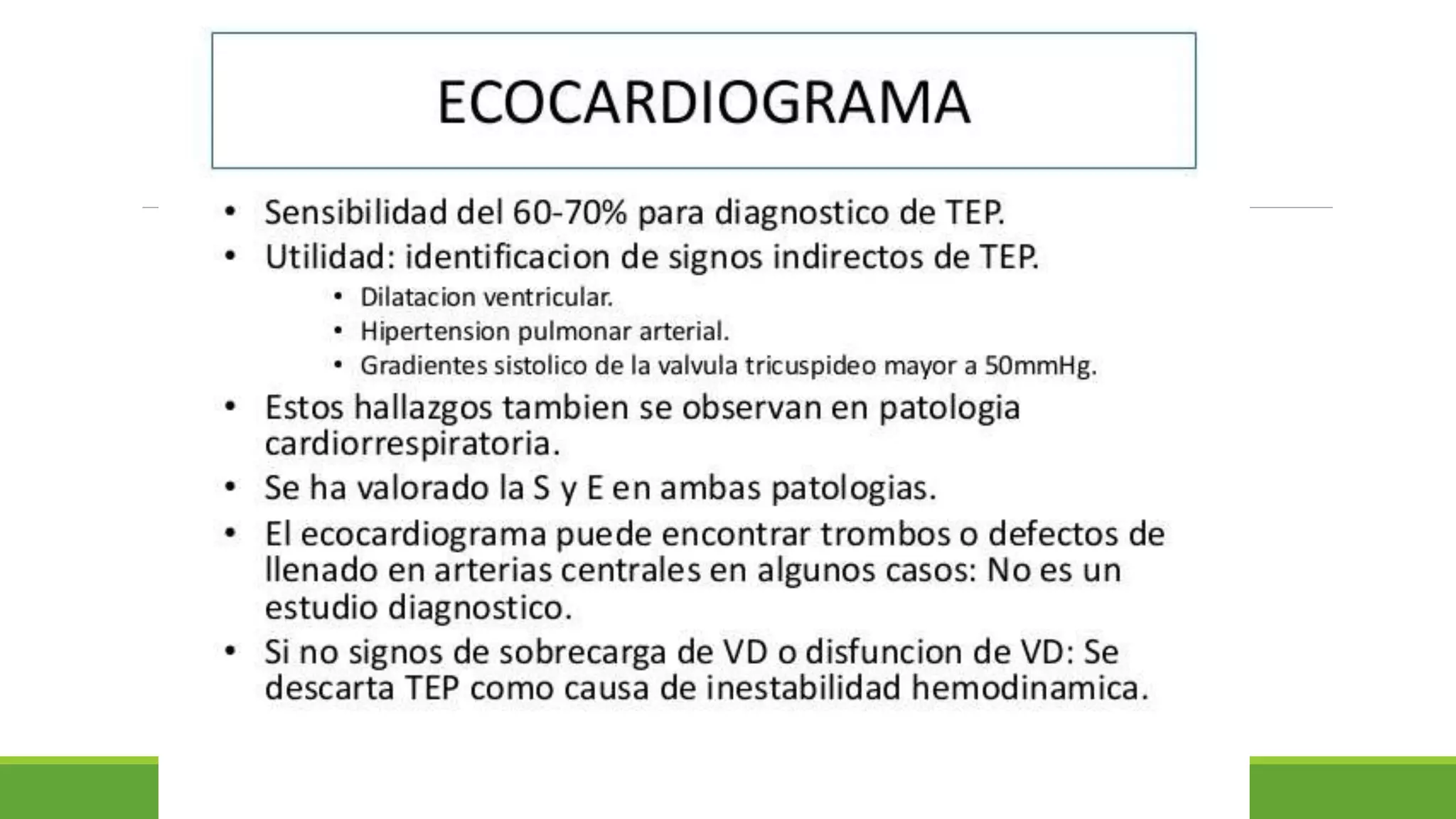 Tromboembolia pulmonar (TEP) | PPTX