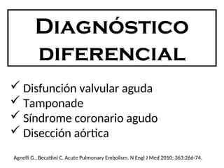 tromboembolism-pulmonar, en paciente adulto | PPT