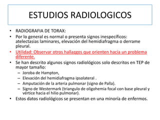 Tromboembolismo pulmonar | PPTX