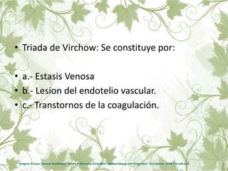 Tromboembolismopulmonar | PPTX