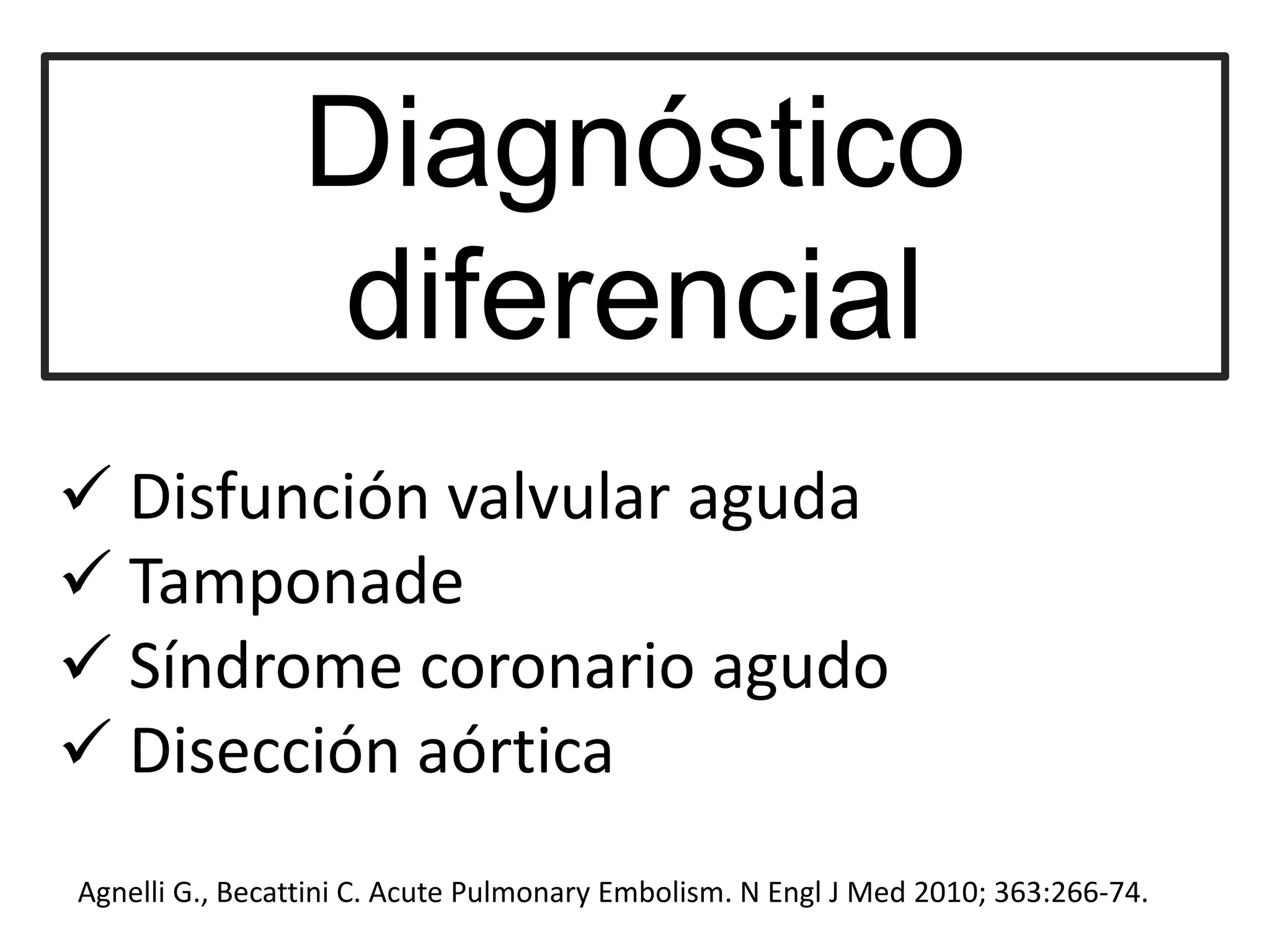 Tromboembolismo Pulmonar (TEP) | PPTX