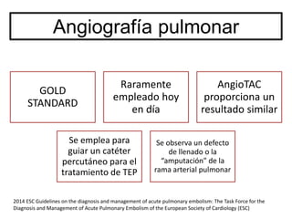 Tromboembolismo Pulmonar (TEP) | PPTX