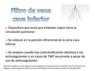 Tromboembolismo Pulmonar (TEP) | PPTX