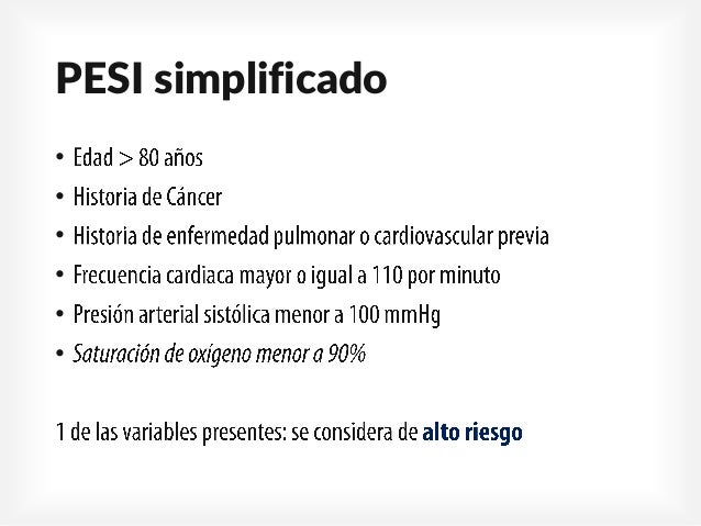 Tromboembolismo pulmonar