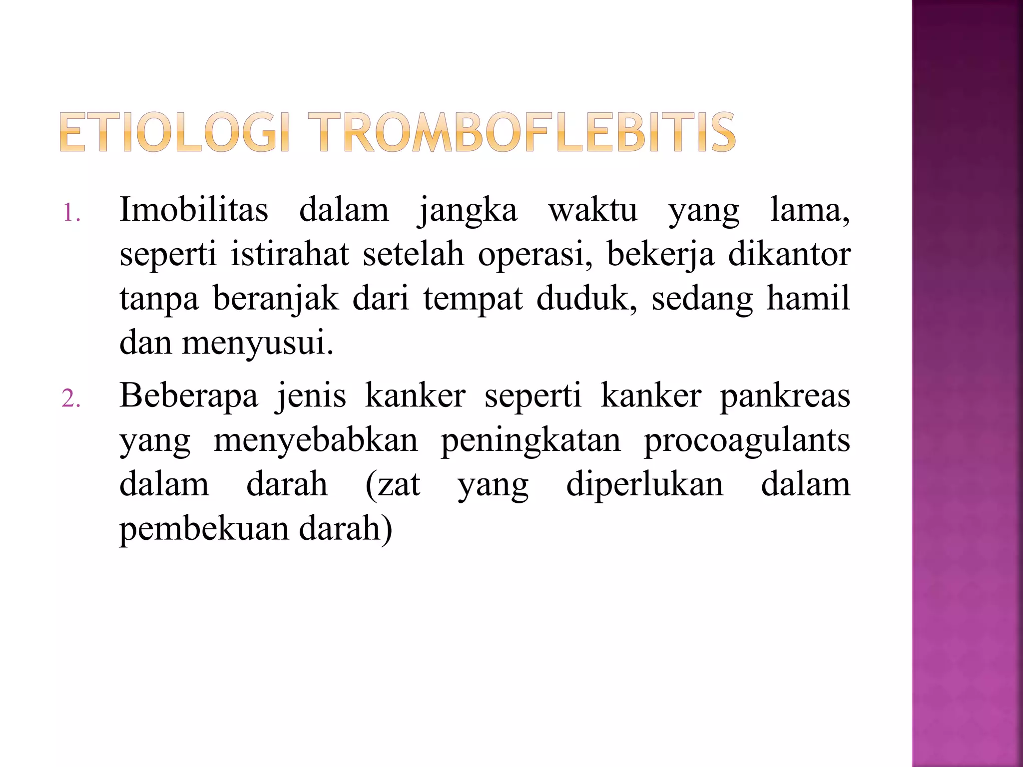 Tromboflebitis | PPTX