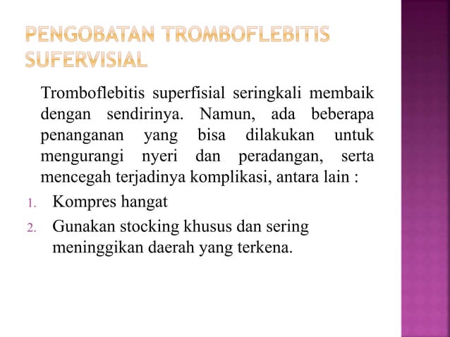 Tromboflebitis | PPTX