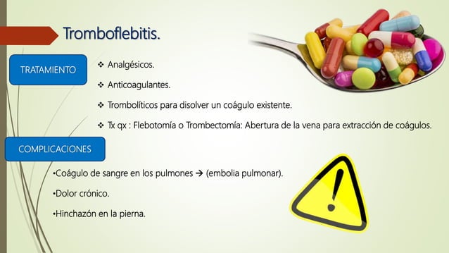 Tromboflebitis y flebotrombosis | PPTX