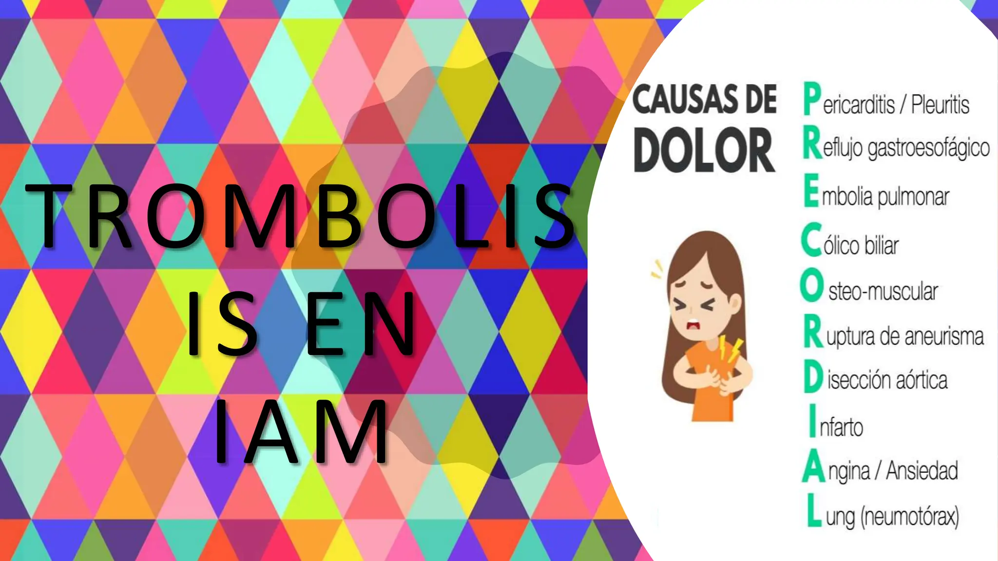 trombolisis en infarto agudo al miocardio | PPTX