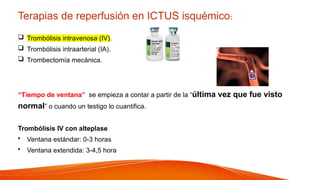 TROMBOLISIS EN ENFERMEDAD CEREBR VASCULAR ISQUEMICO.pptx
