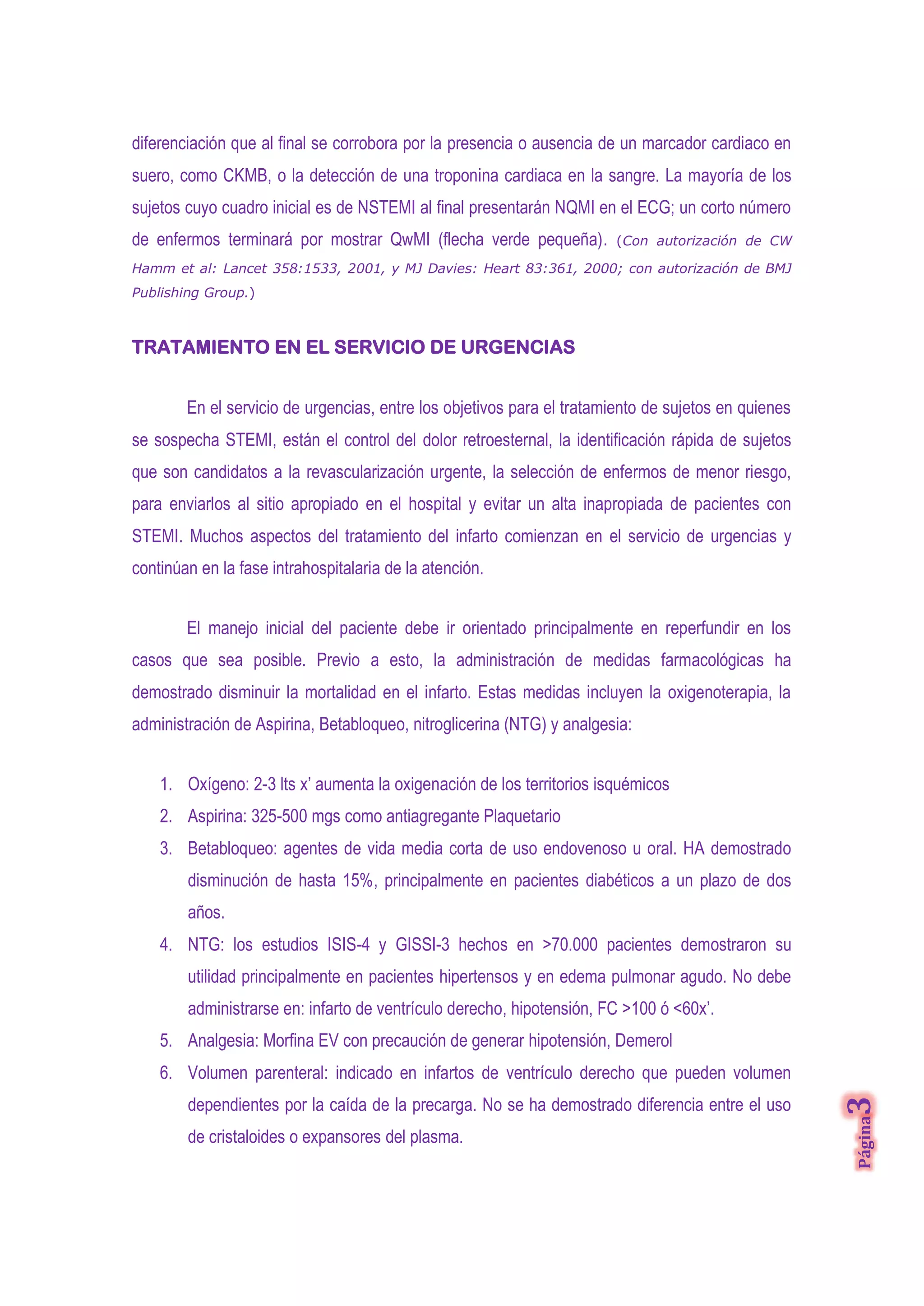 TROMBOLISIS CUIDADOS DE ENFERMERIA - ENFERMERIA DE URGENCIAS ...