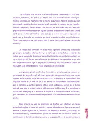 TROMBOLISIS CUIDADOS DE ENFERMERIA - ENFERMERIA DE URGENCIAS ...