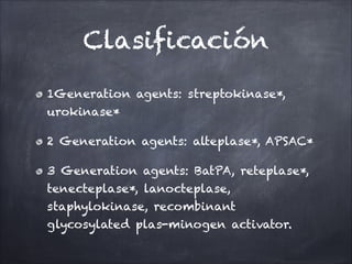 Tromboliticos farmacologia clinica f | PDF