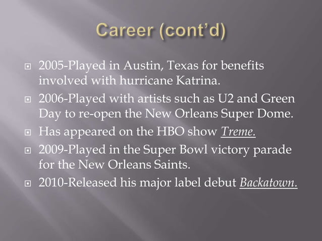 Trombone shorty | PPT