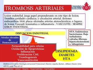 Trombosis arteriales, via de coagulacion | PPT