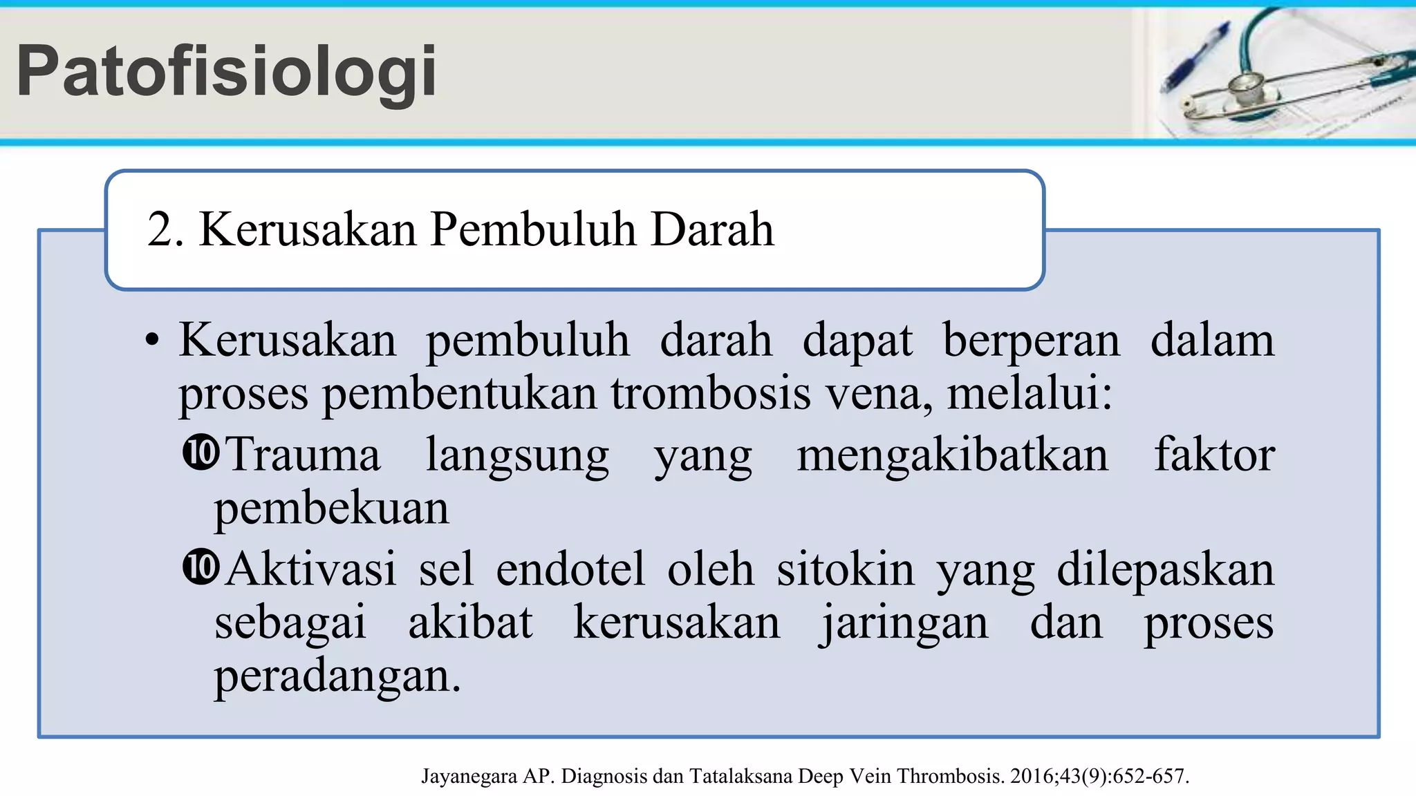 Deep Vein Trombosis | PPTX