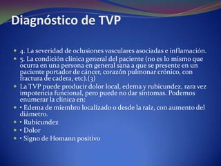 Trombosis venosa profunda | PPTX