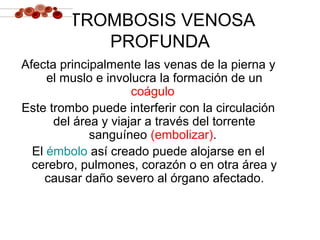 Trombosis venosa profunda | PPT