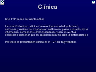 Trombosis venosa profunda | PPT