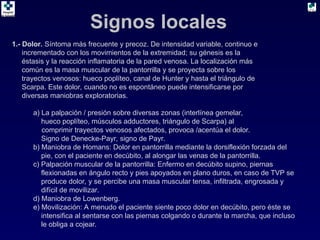 TROMBOSIS VENOSA PROFUNDA EN PACIENTES - MANEJO | PPT