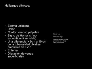 Trombosis venosa profunda | PPTX