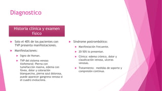 Trombosis venosa profunda (TVP) | PPTX