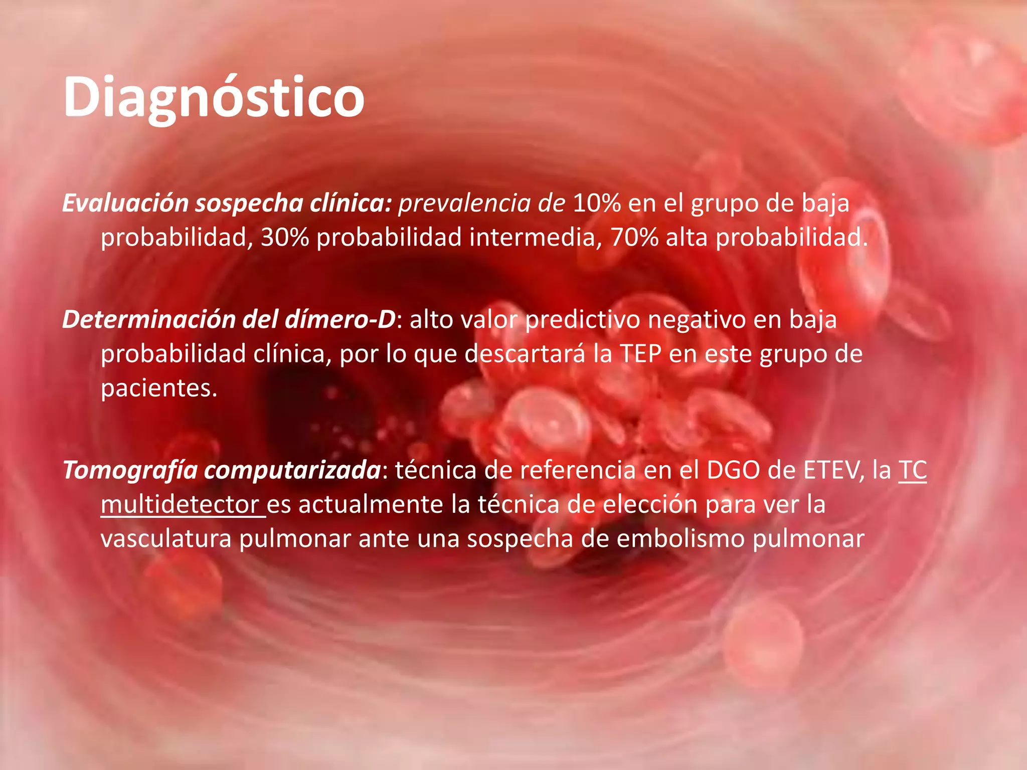 Trombosis venosa y tep | PPTX