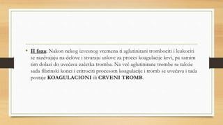 Tromboza & Embolija | PPTX