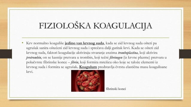 Tromboza & Embolija | PPTX