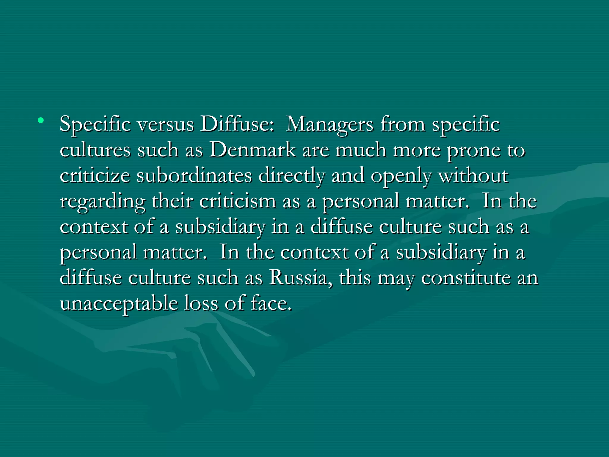 Trompenaars cultural dimensions | PPT