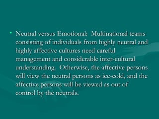 Trompenaars cultural dimensions | PPT