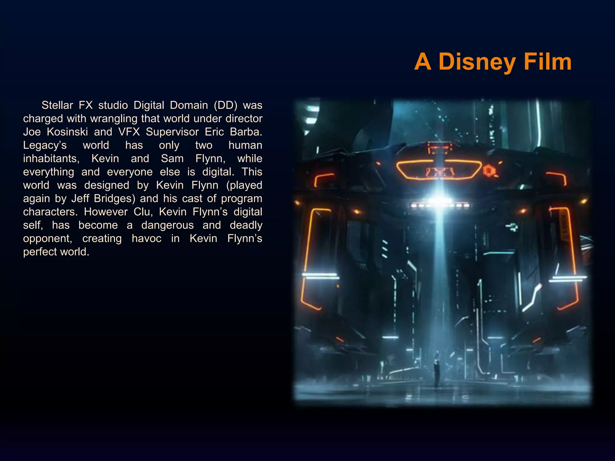 Tron legacy - behind the scenes. | PPT