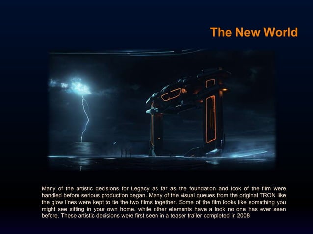 Tron legacy - behind the scenes. | PPT