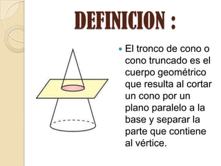 Tronco de cono | PPTX