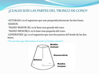 Tronco de cono | PPTX
