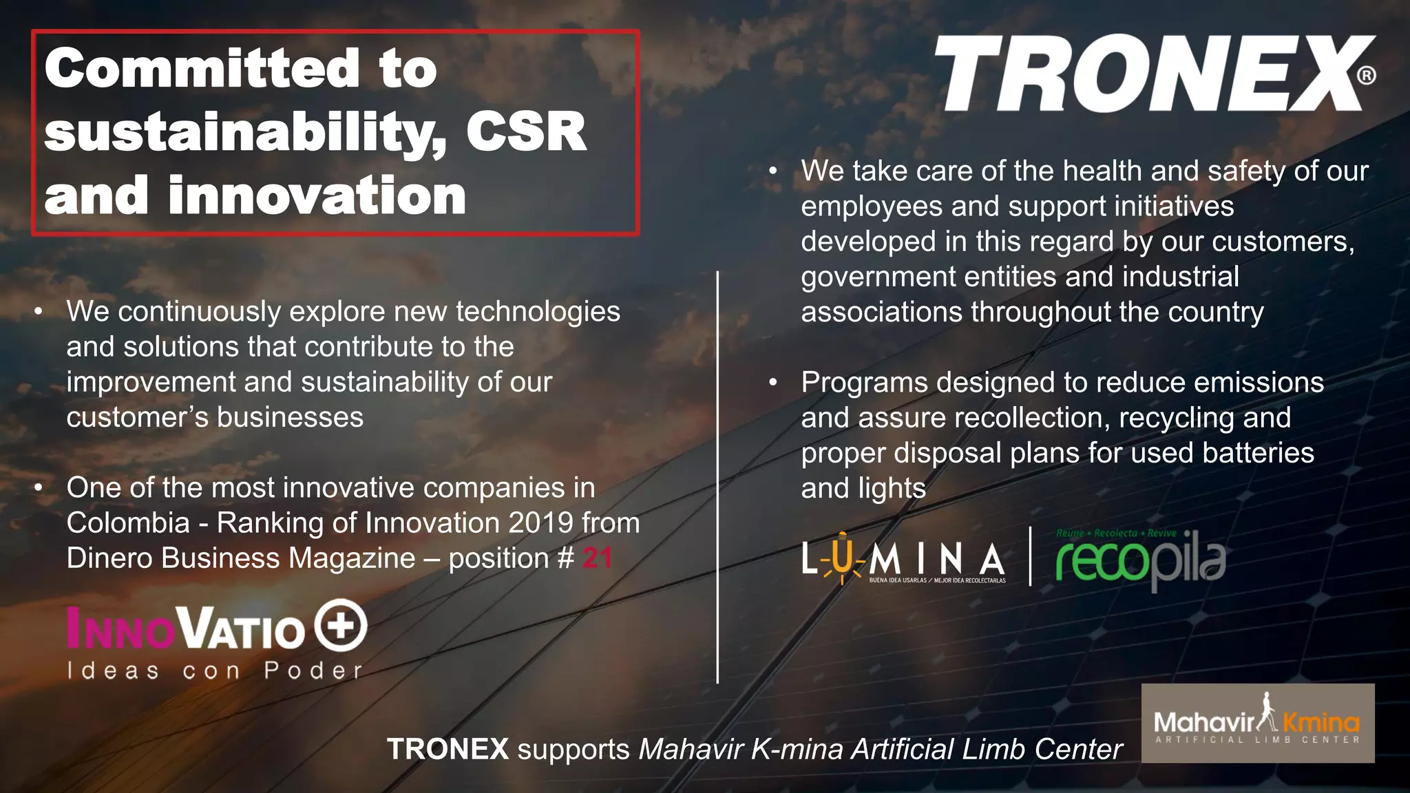 Tronex company profile | PPT