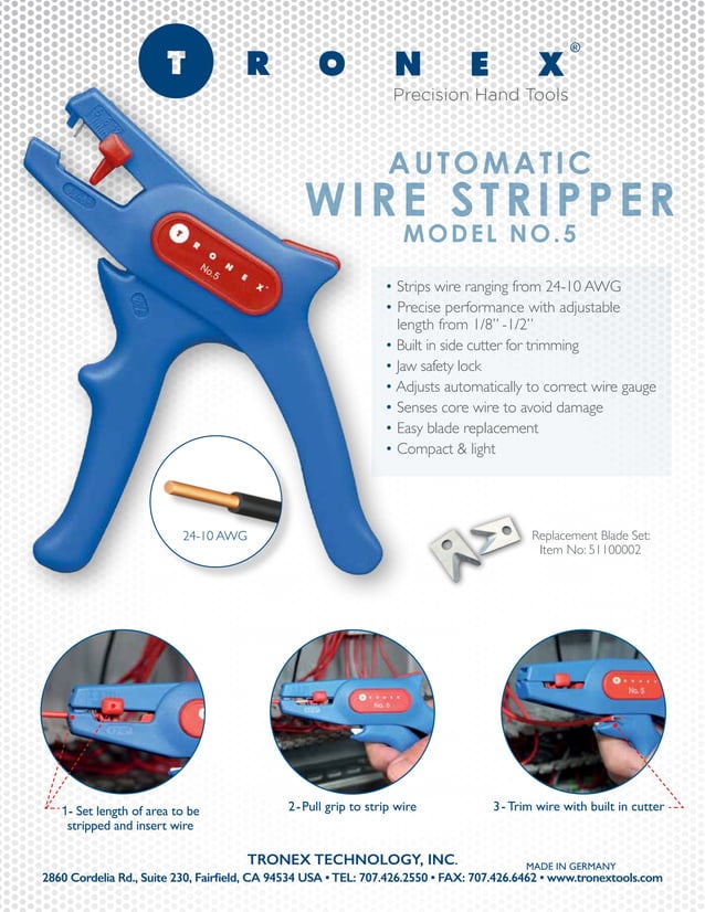 Tronex wire stripper 5 NO.5 | PDF