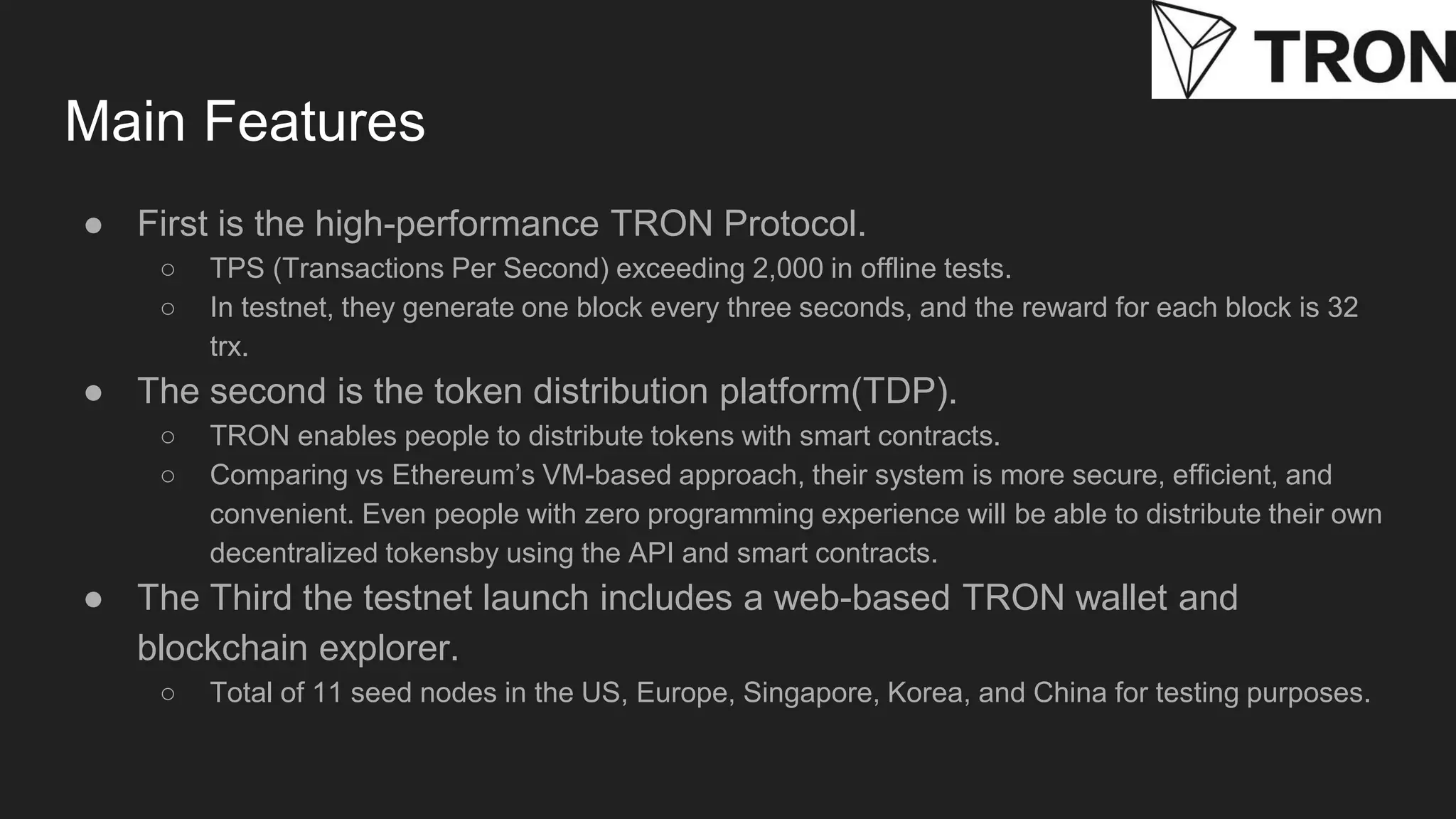 Tron (TRX) Post TestNet | Is $3 Possible? | PPTX