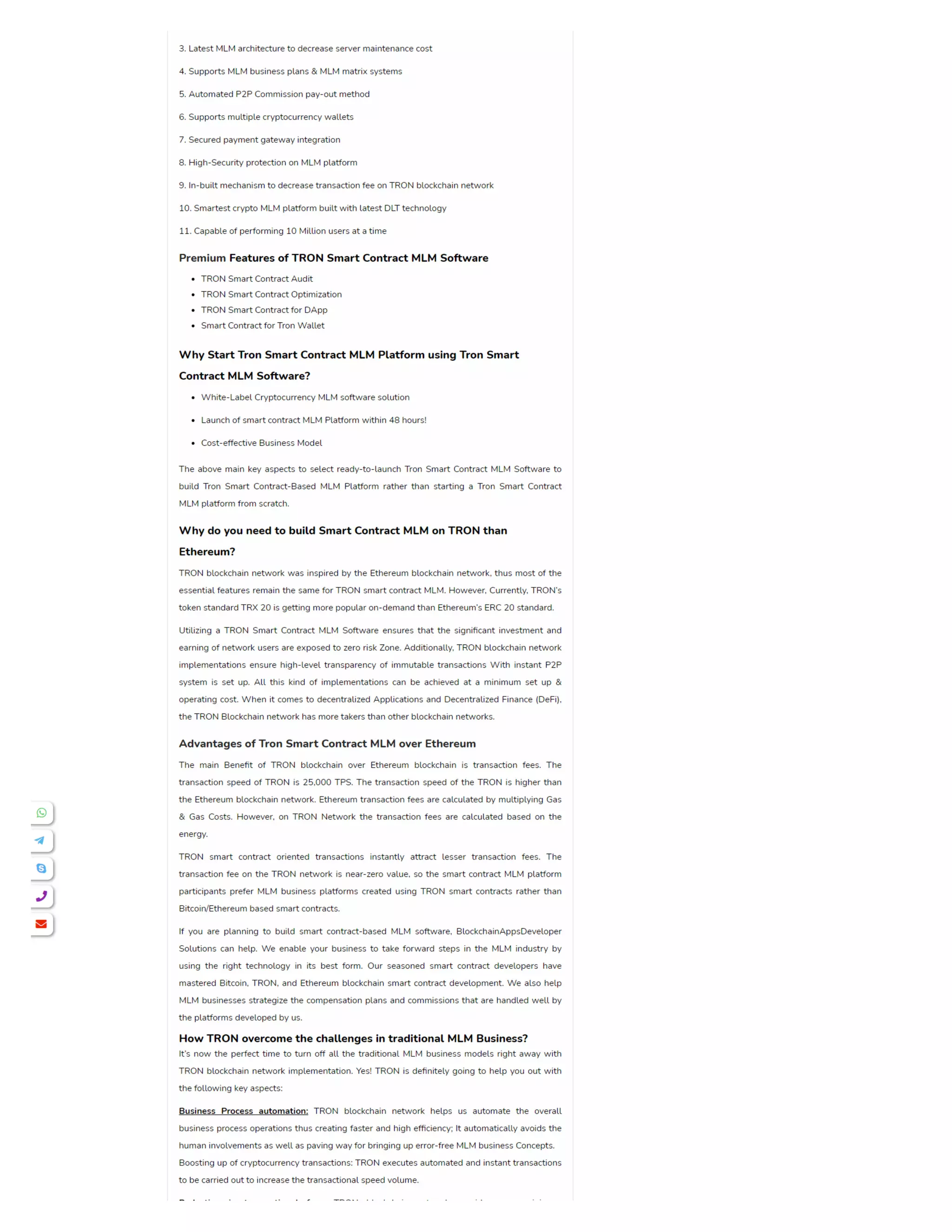 Tron smart contract mlm software | PDF