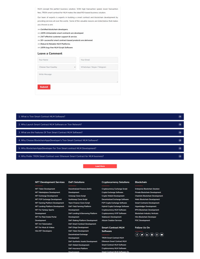 Tron smart contract mlm software | PDF