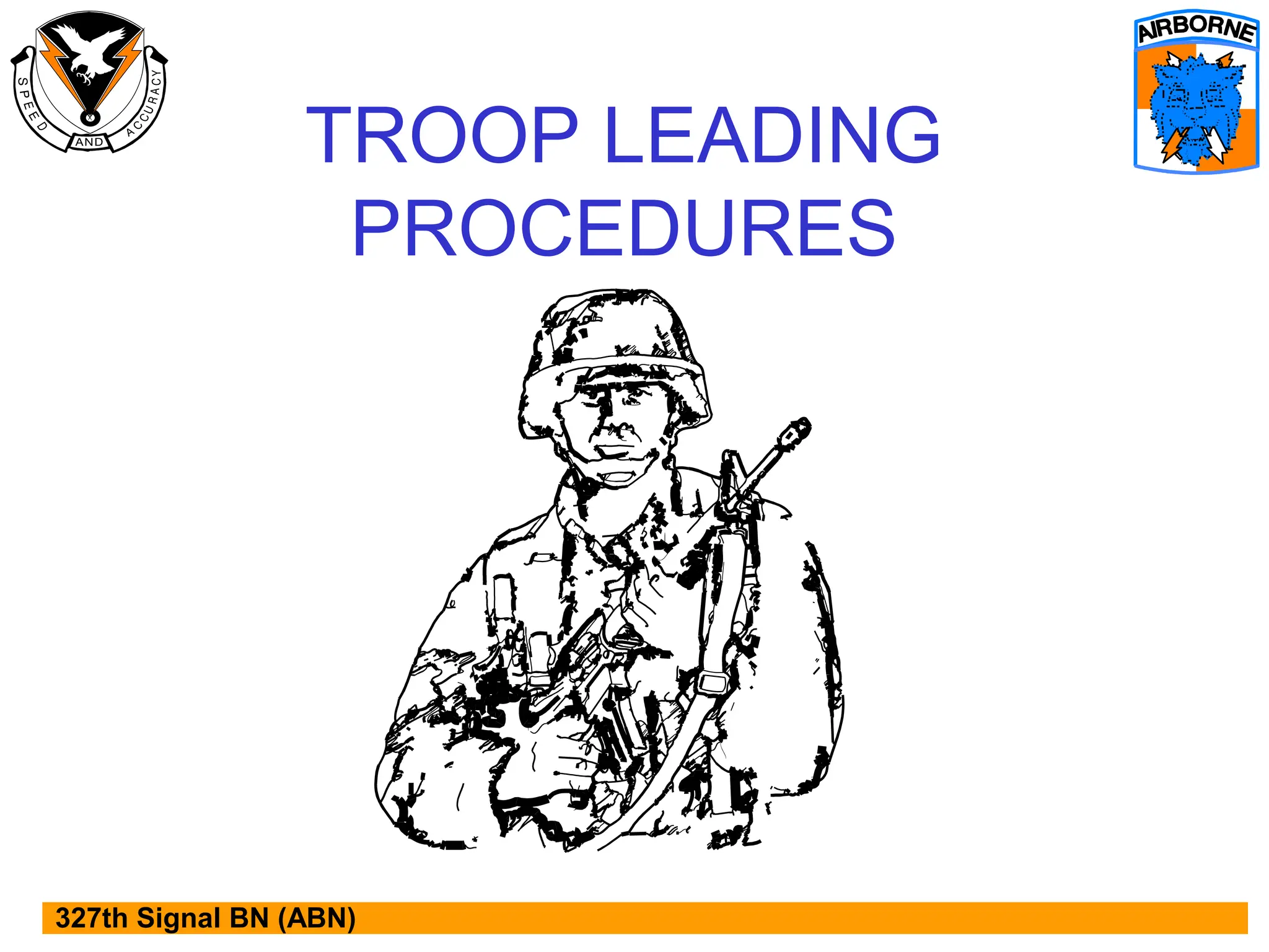 TroopLead militarycategory for human.ppt