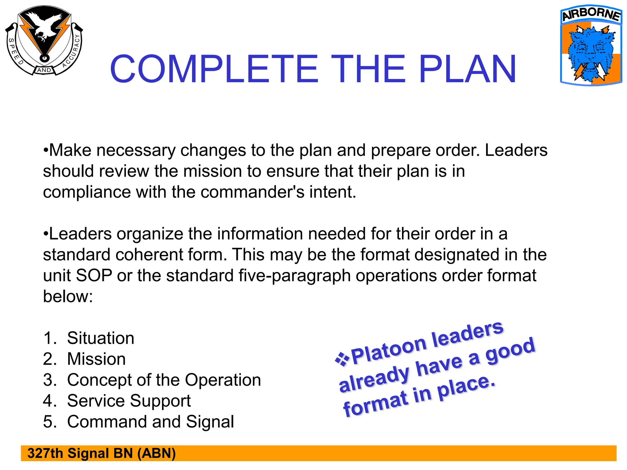 TroopLead militarycategory for human.ppt